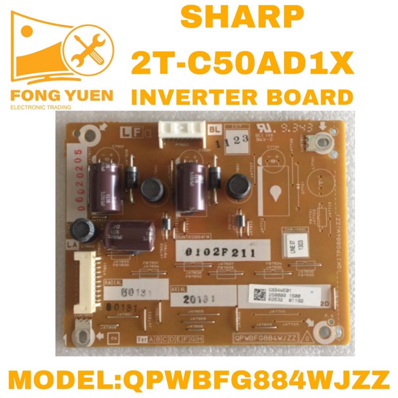 SHARP TV INVERTER BOARD 2T-C50AD1X | Shopee Malaysia