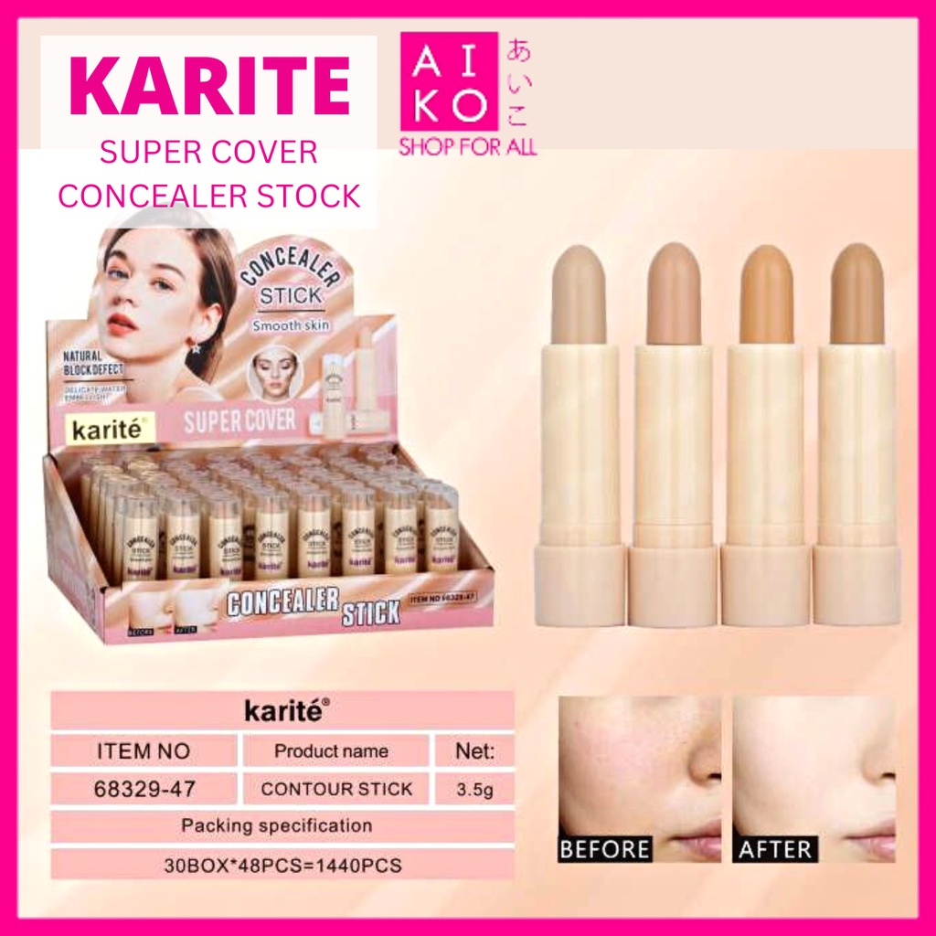 (AIKO) KARITE SUPER COVER CONCEALER STICK 1PCS | Shopee Malaysia