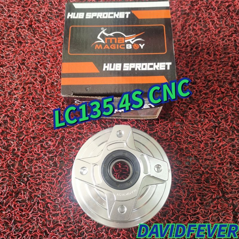 LC135 4S MAGIC BOY CNC ALLOY SPROCKET HUB SILVER LC 135 4 SPEED | Shopee Malaysia