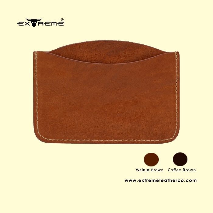 [Extreme] Genuine Leather Minimalist Credit Card Case Holder Wallet ...