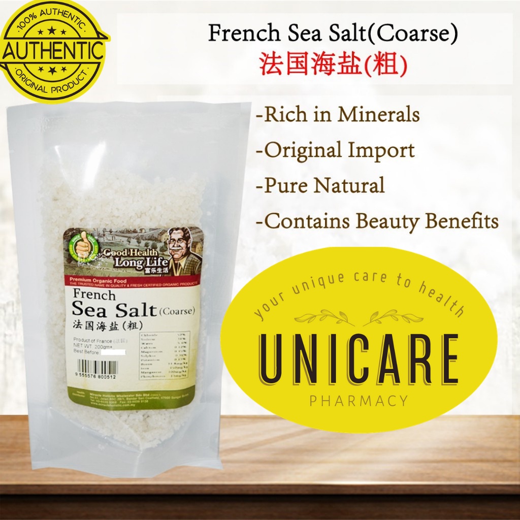 [GOOD HEALTH LONG LIFE] MIRACLE HOLISTIC FRENCH CELTIC SEA SALT 200G ...