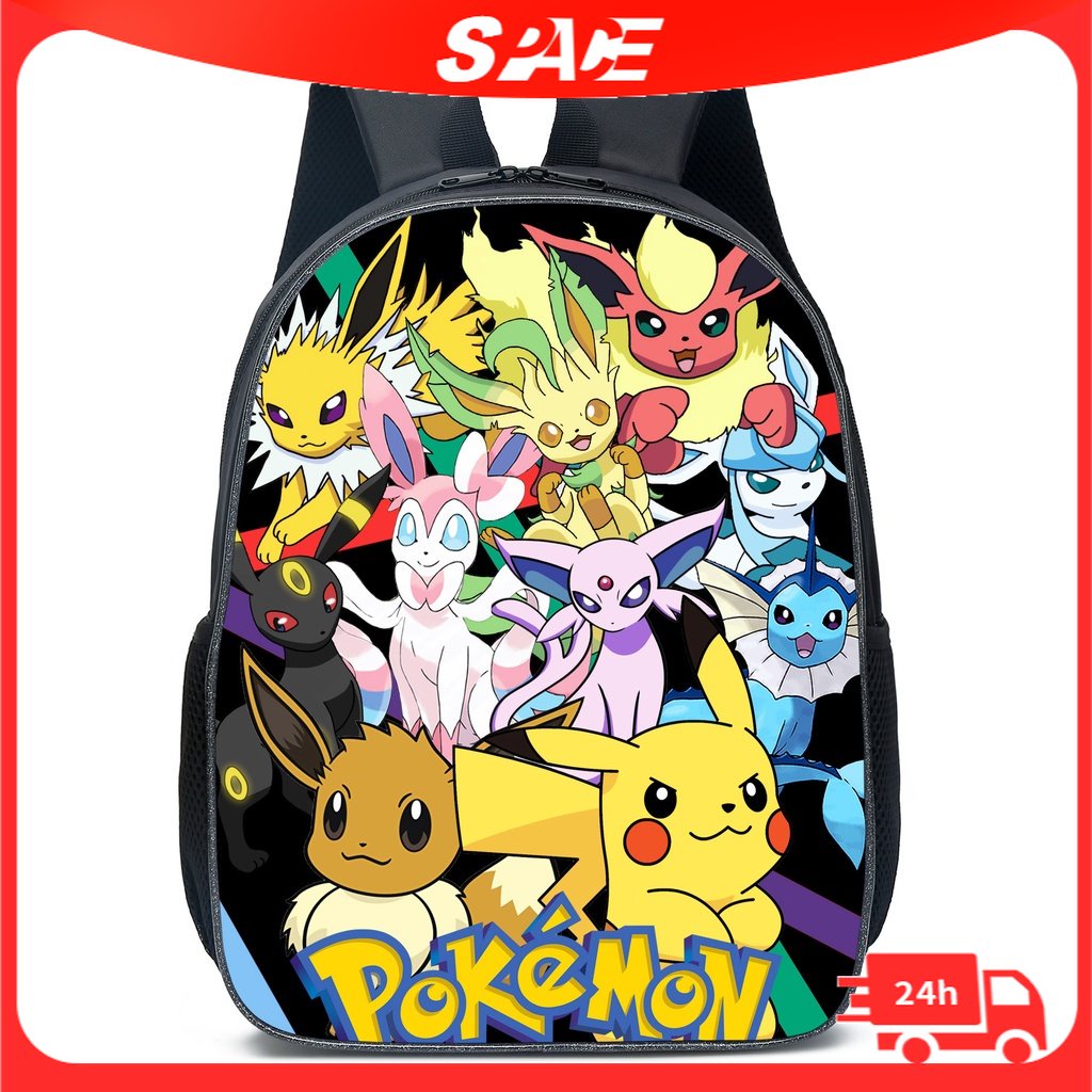 [Ready Stock] Pokemon Backpack Primary School Students Schoolbag ...