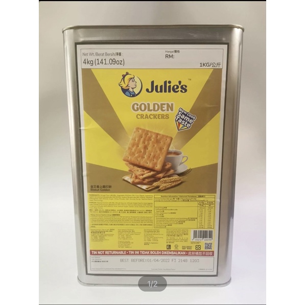 Julie's Golden Crackers|Biskut Lemak|Biskut Timbang|Cream Cracker ...