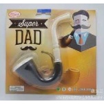 Fake Pipe Costume Accessory Wood Look Tobacco Prop Pipe for Dress Up ...