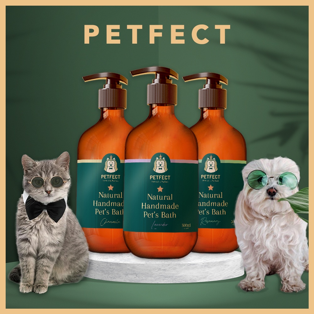 [Petfect] Handmade Natural Pet Shampoo (Dog Cat) Shampoo Cat Shampoo ...