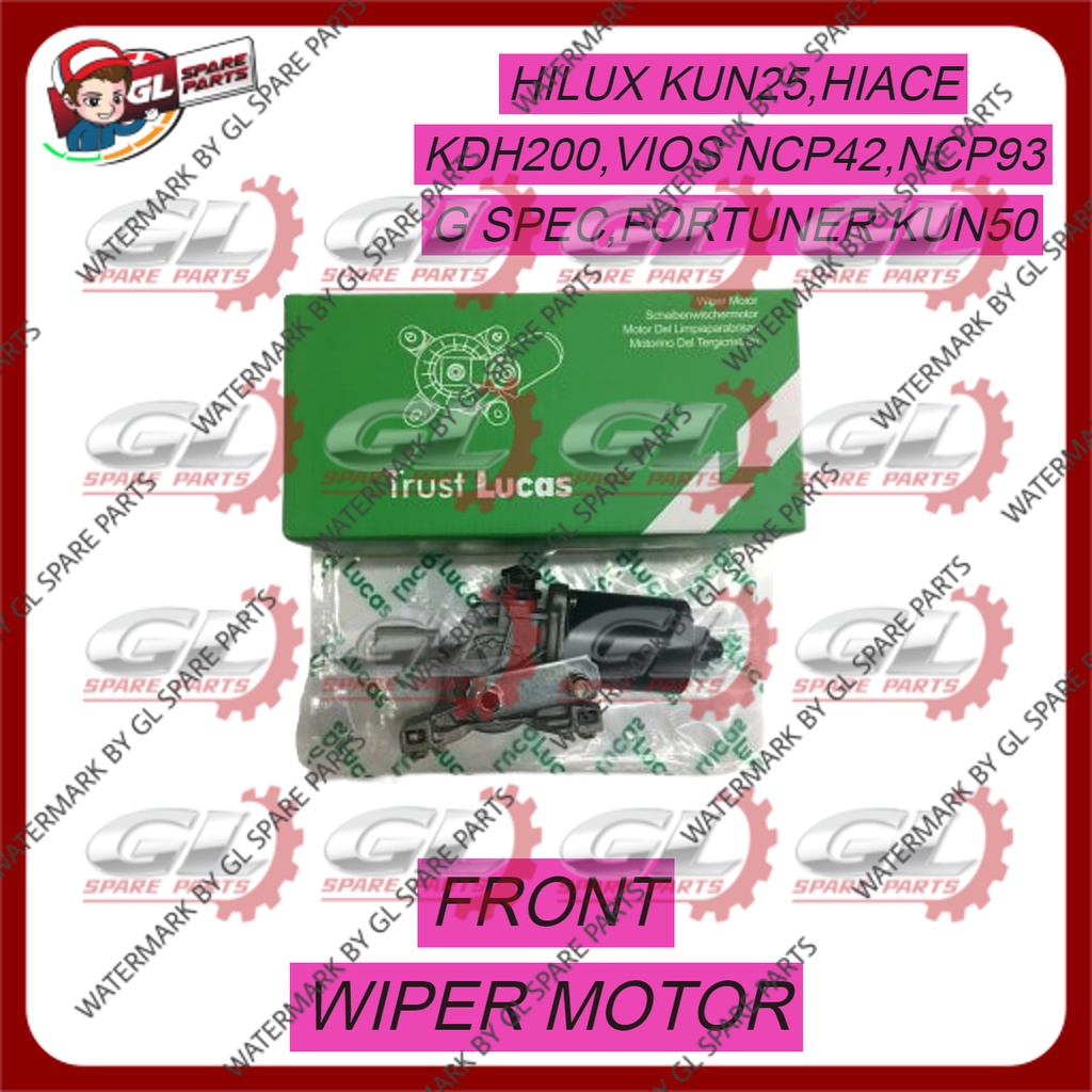 TOYOTA HILUX KUN25 FORTUNER KUN50 VIOS NCP42 NCP93 G-SPEC HIACE KDH200 ...