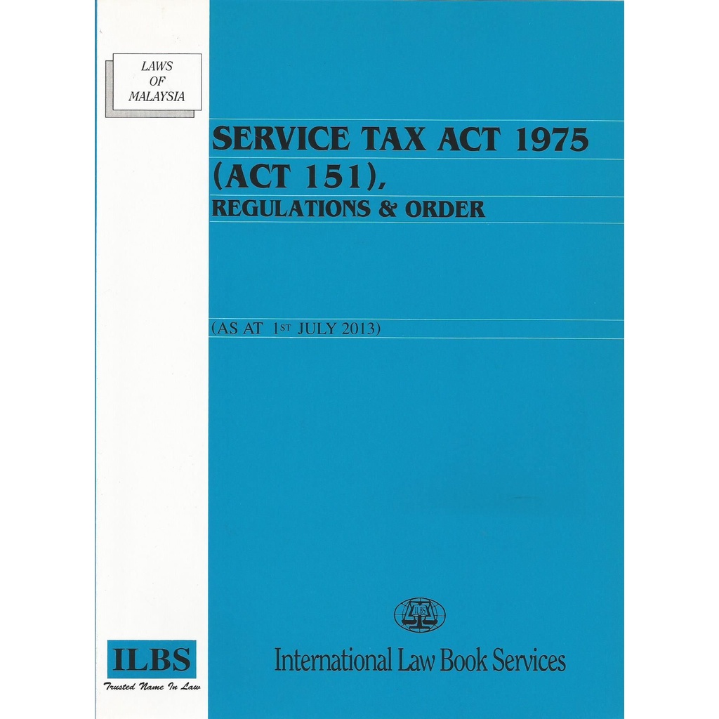 Service Tax Act 1975 (Act 151) | Shopee Malaysia