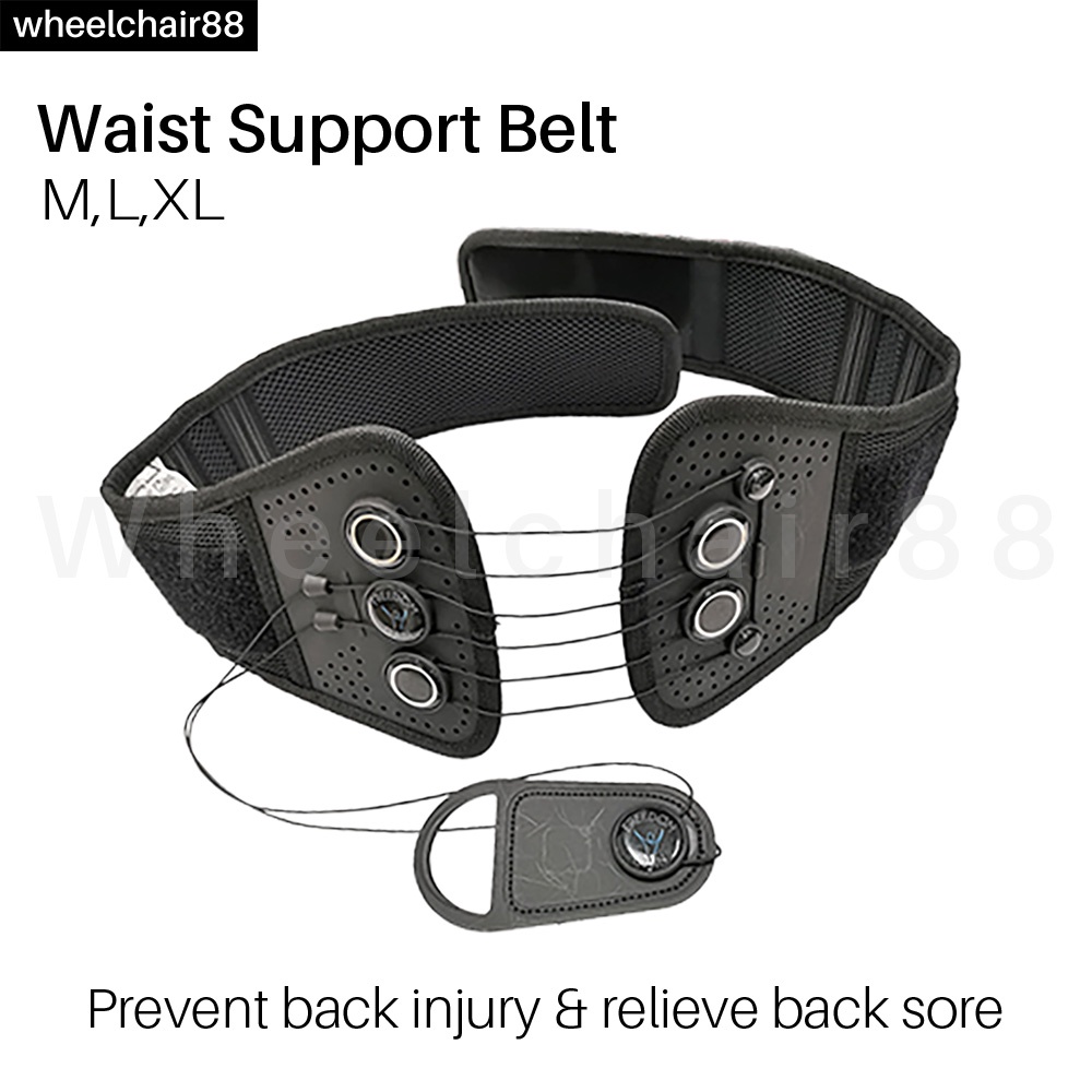 Waist Support Belt - Tension Adjustable, Velcro Secured, Lower Back ...