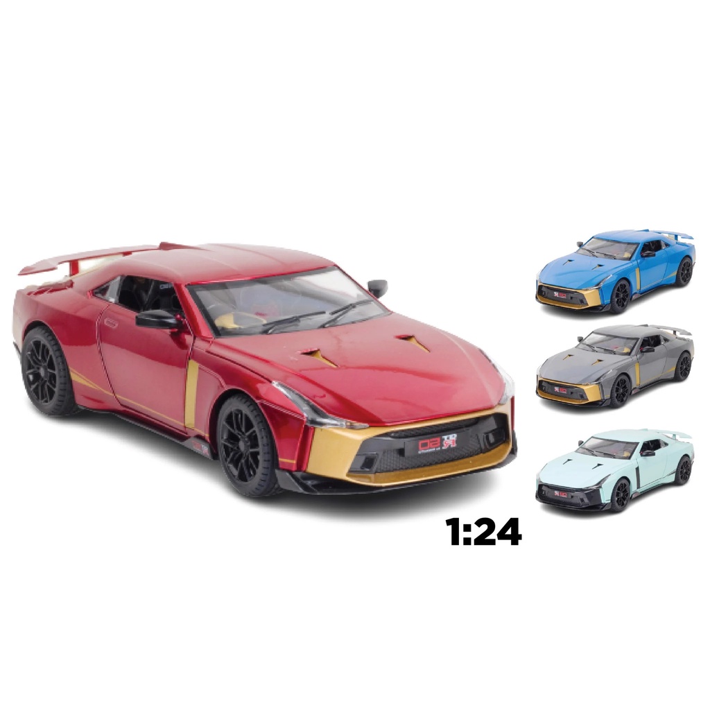 Nissan GTR R50 Anniversary 50th 2021 car model scale 1:24 Miniauto ...