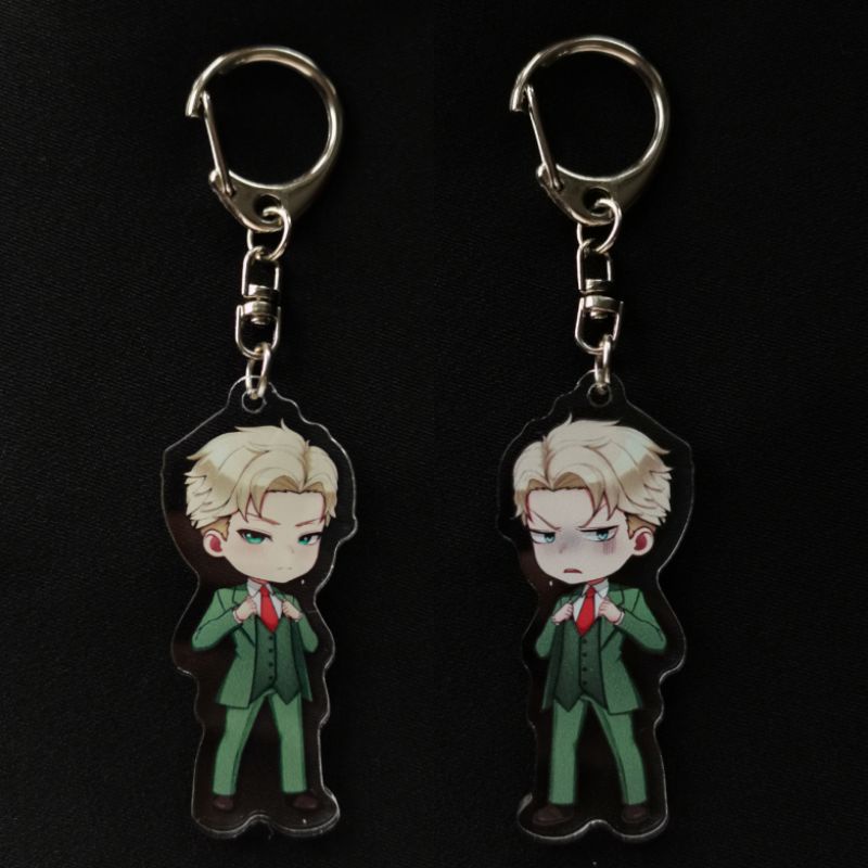 Loid Forger Fanart Spy X Family Anime Chibi Acrylic Keychain | Shopee ...