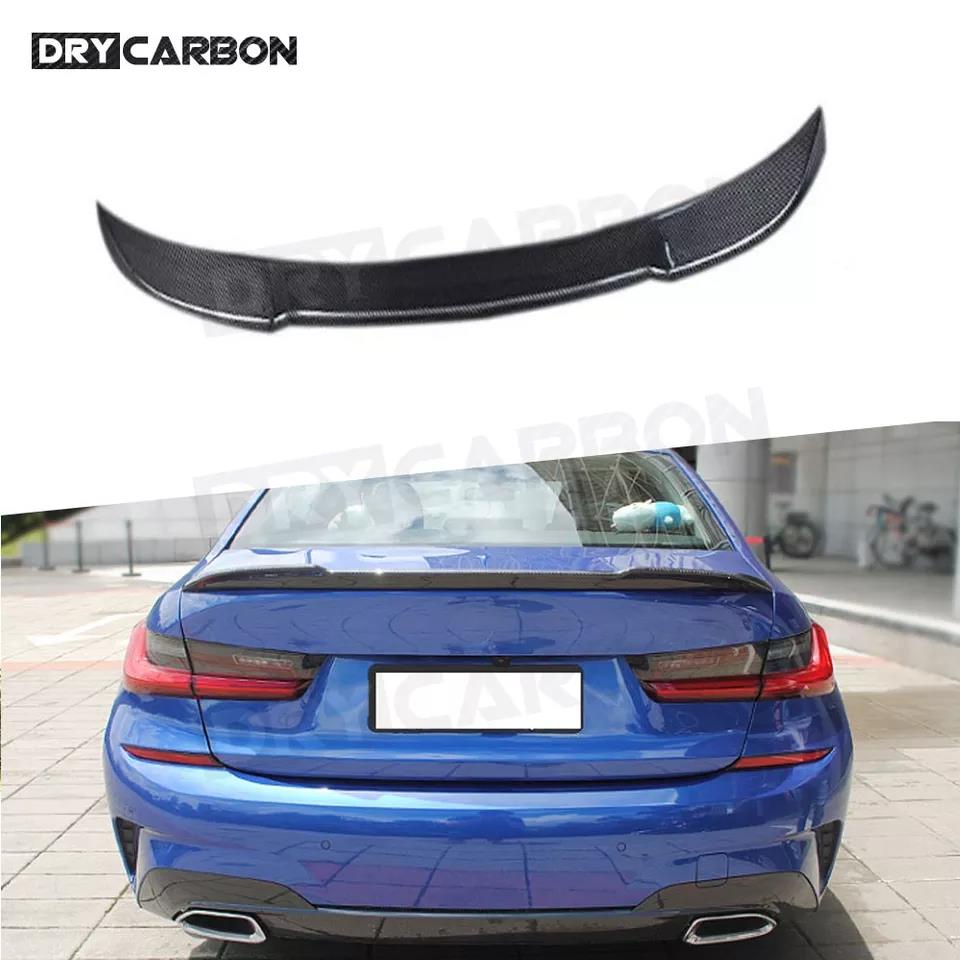 Carbon Fiber Rear Spoiler Boot Trunk Bumper Wings For BMW 3 Series G20 ...