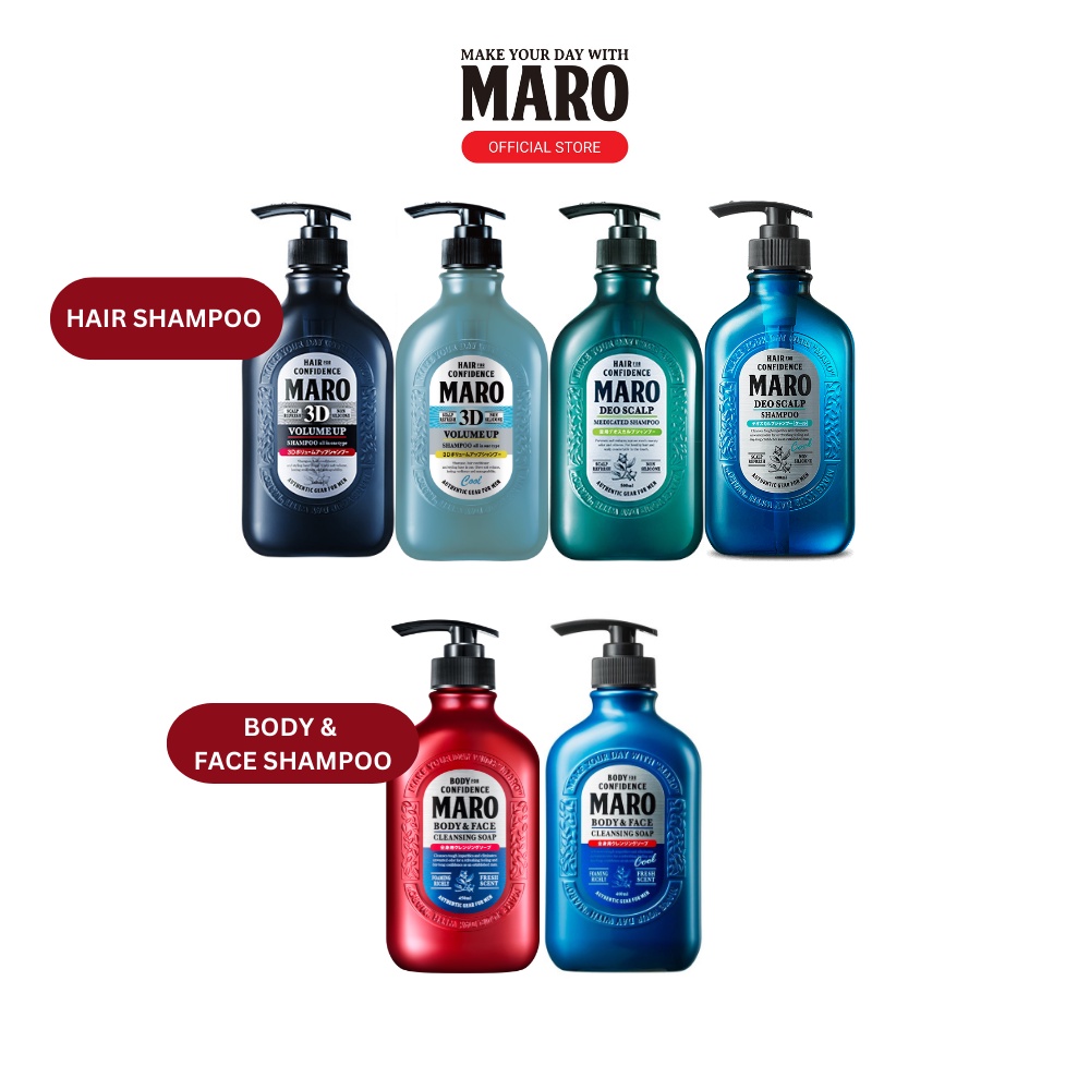 Maro Hair Shampoo + Body & Face Shampoo | Shopee Malaysia