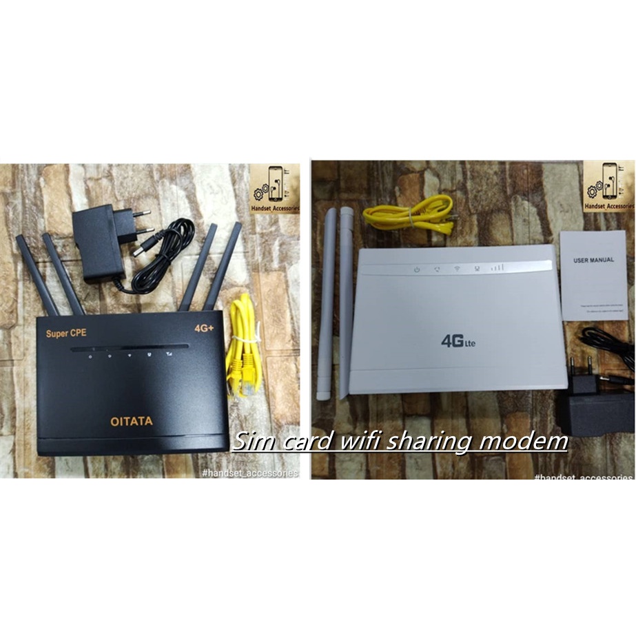 sim card wifi modem 4G share wifi to handset / computer connect ...