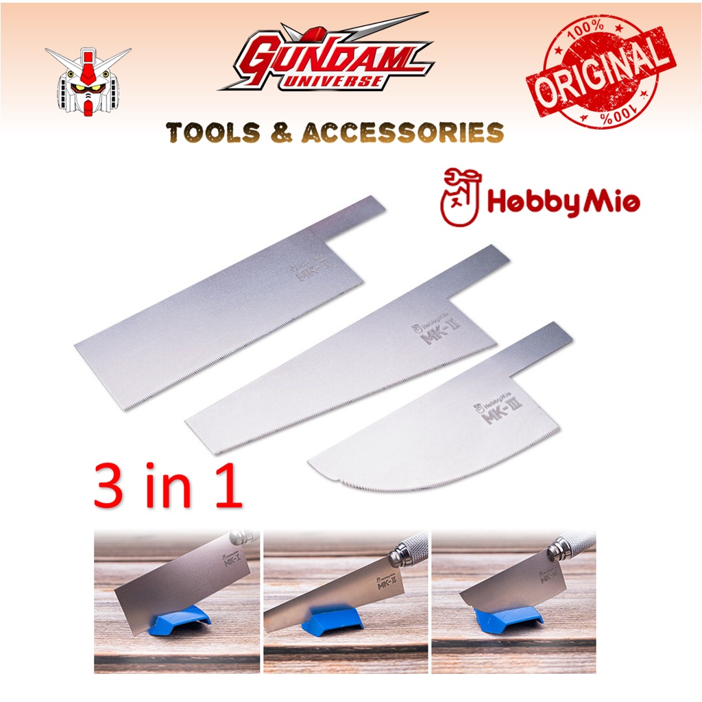 Hobby Mio HMK-08 3pcs Etching Blade Saw Model Special Hand Saw Set 0 ...