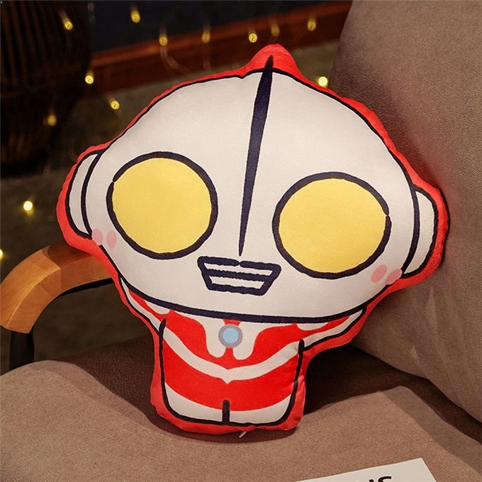 Children's Birthday Gift Pillow Bed Plush Play Ultraman Anime Hug Cute ...