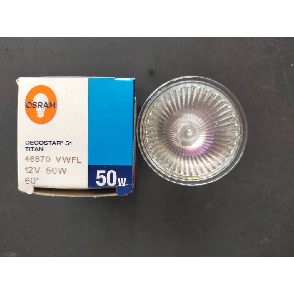 Osram DECOSTAR 51 TITAN 46870VWFL (Very WideFlood) 60deg 12V 50W GU5.3 ...