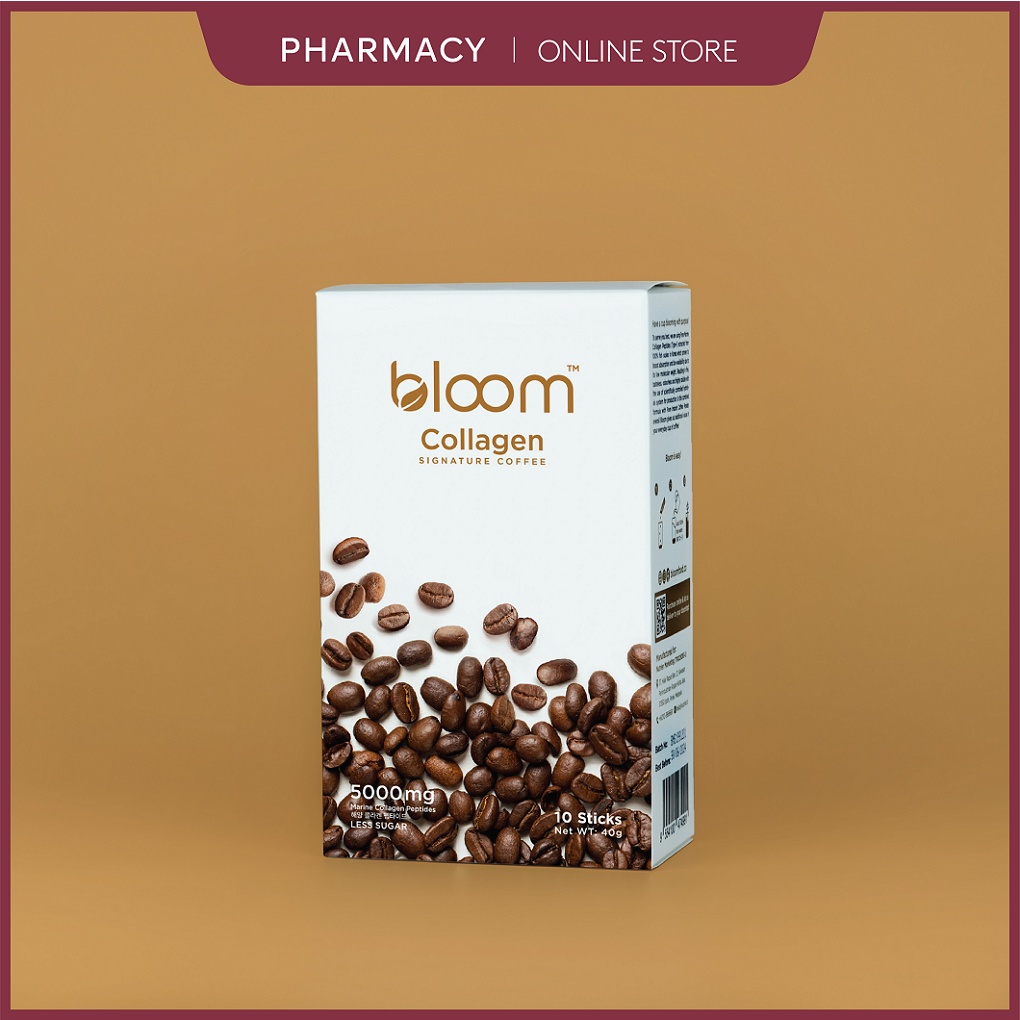 Bloom Collagen Signature Coffee (40g x 10s) HALAL (5000mg Marine ...