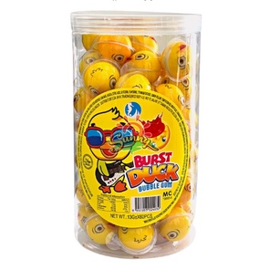 60 Pcs Duck Fruit Flavoured Burst Bubble Gum Chewing Gum 13g Each HALAL (LOCAL READY STOCKS ...