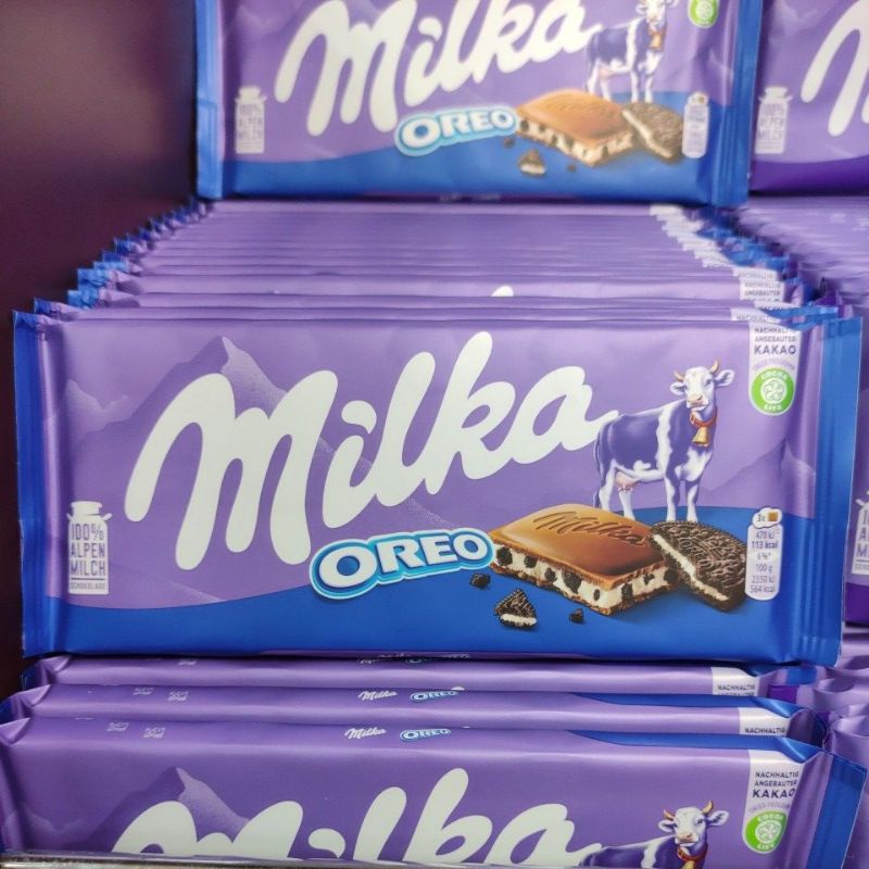 Milka Chocolate Bar 100g Oreo | Shopee Malaysia