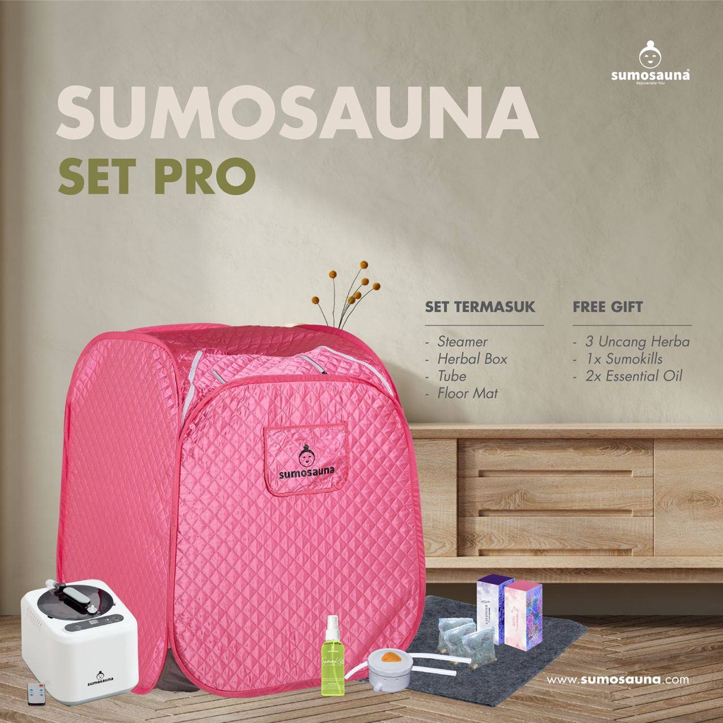 Sumosauna PRO - Portable Sauna (Free Gift + Warranty 1 Tahun) 💖READY ...