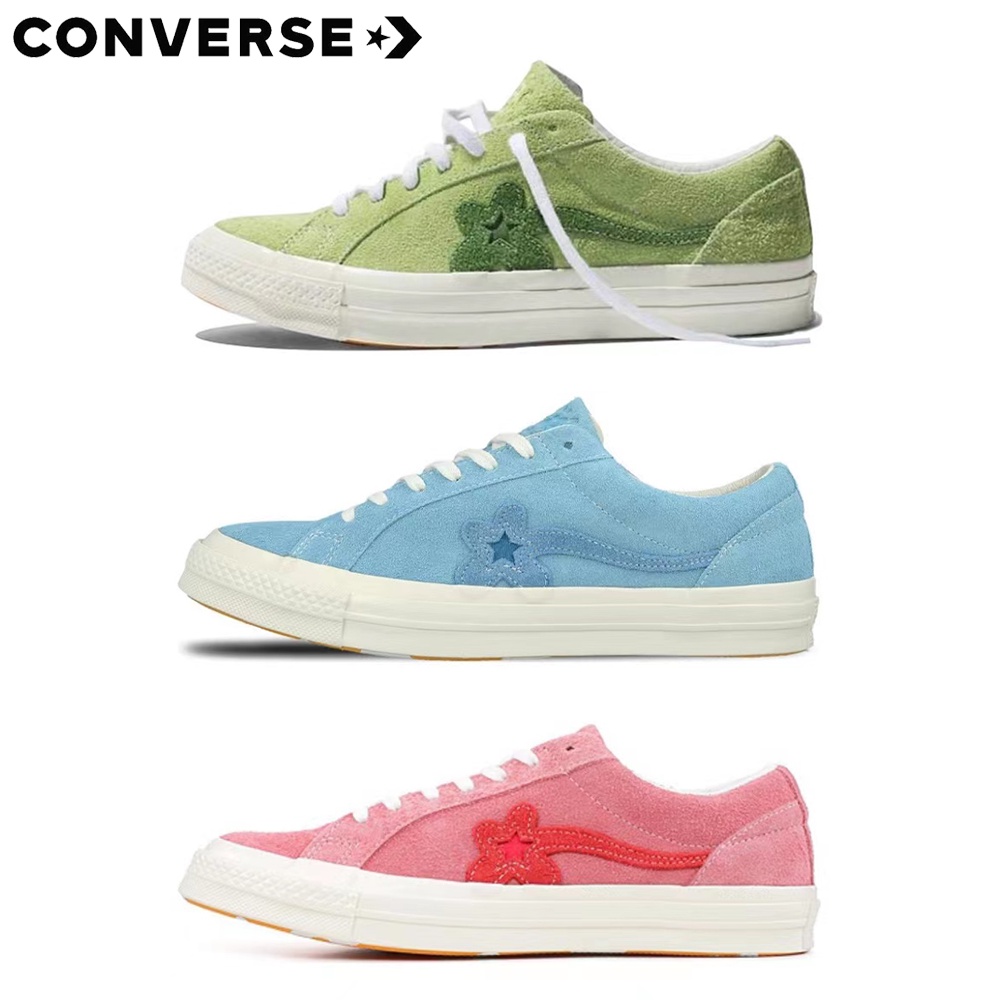 Converse One Star Golf Le Fleur x Small flower TTC Joint name Trend low ...