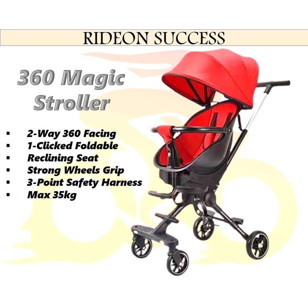 Paling Murah!!! Magic Stroller 360 Rotating One Clicked Foldable ...