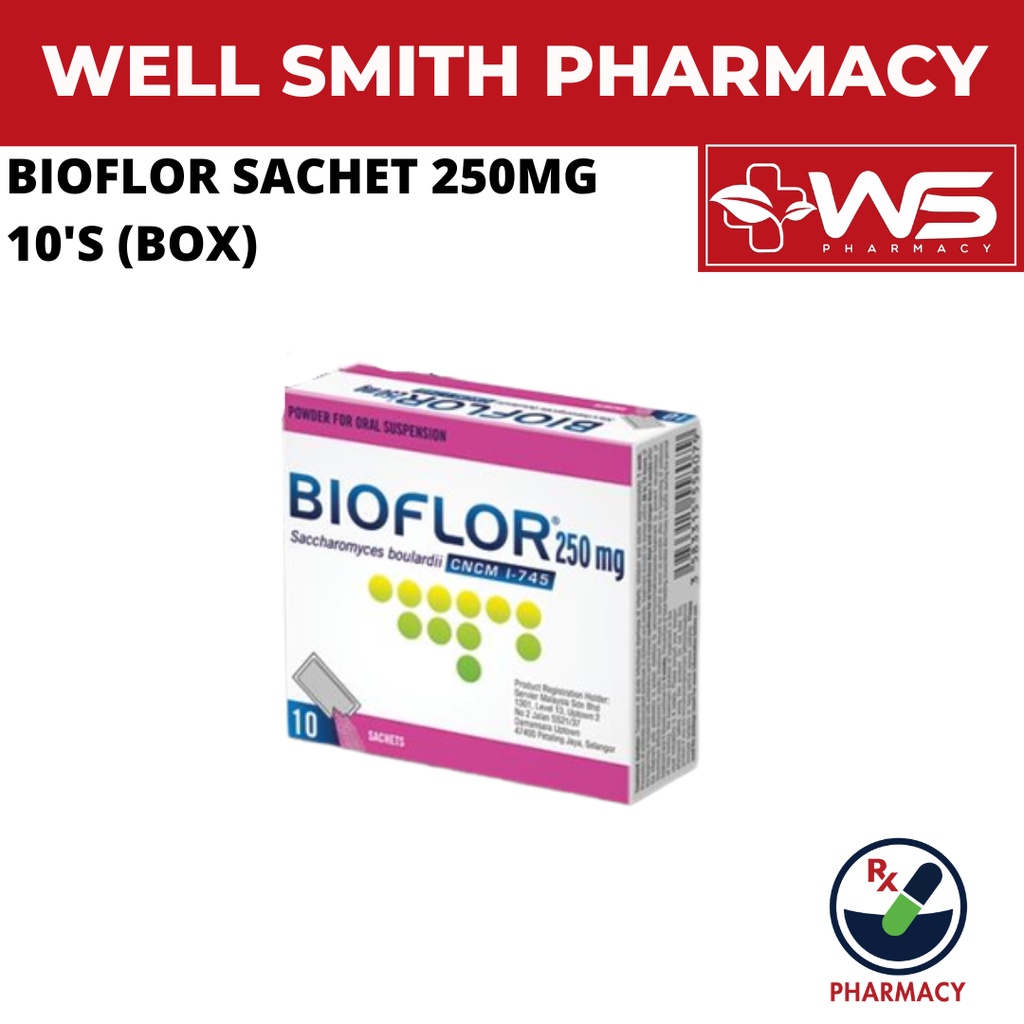 BIOFLOR SACHET 250MG 10'S (BOX)(DIARRHOEA RELIVE AND RECOVERY) | Shopee ...