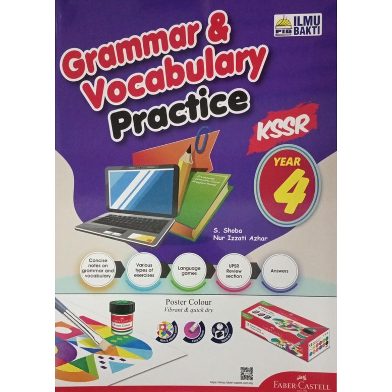 GRAMMAR & VOCABULARY PRACTICE BOOK KSSR – YEAR 4 | Shopee Malaysia