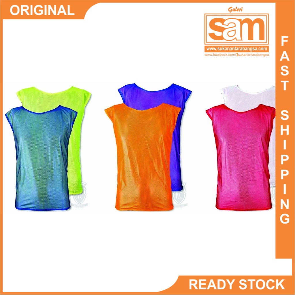 Trident Sports Reversible Football Training Mesh Bibs. Adult Size ...