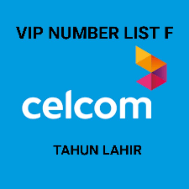 [ VIP NUMBER LIST F TAHUN LAHIR ] CELCOM 5G VIP NUMBER COUPLE FAMILY ...