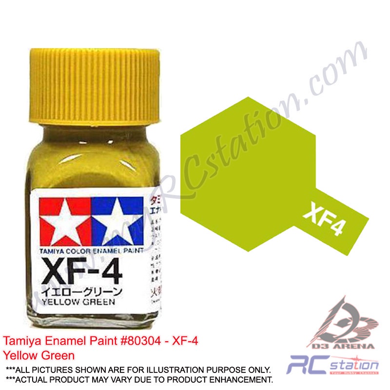 Tamiya Enamel XF-4 Yellow Green Paint (Flat) | Shopee Malaysia