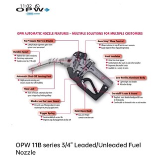 NOZZLE 11B (3/4"), 7HB (1") OPW ORIGINAL - PETROL/DIESEL | Shopee Malaysia