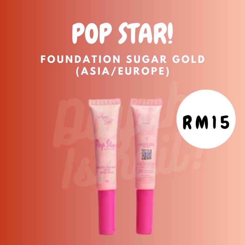 Sugar Gold 🌟 Pop Star Foundation by 🌟 | Shopee Malaysia