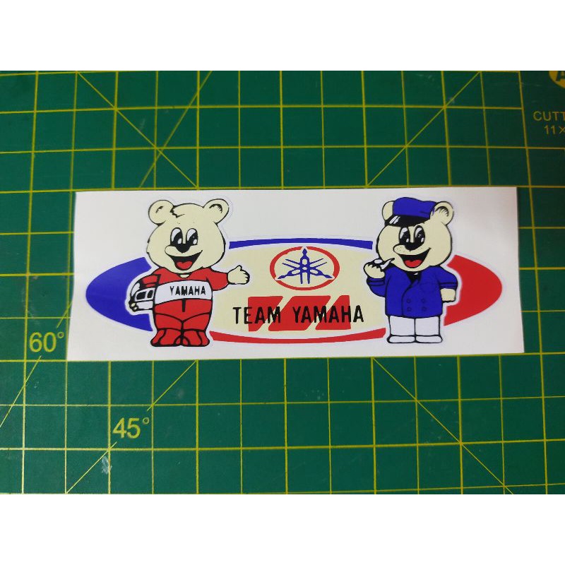 sticker lama yamaha bear Yamaha RXZ honda EX5 kawasaki GTO AR 125 ...
