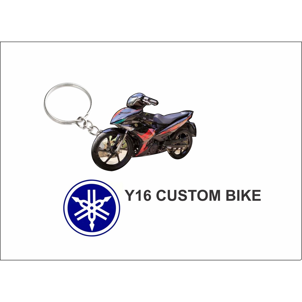 yamaha y16 custom modified keychain 2d | Shopee Malaysia