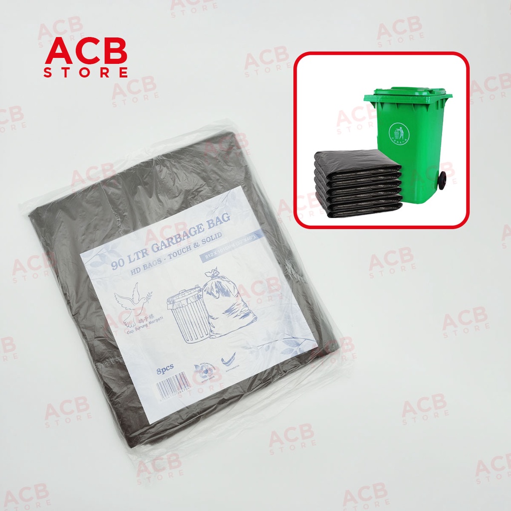 Garbage Bag Large | 32" x 40" Heavy duty HD Garbage Bags XL | Plastik ...