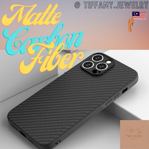 Samsung Galaxy S21/S21 5G/S21 Plus + 5G/S21 Ultra 5G Matte Carbon Fiber Flexible Soft Slim TPU ...