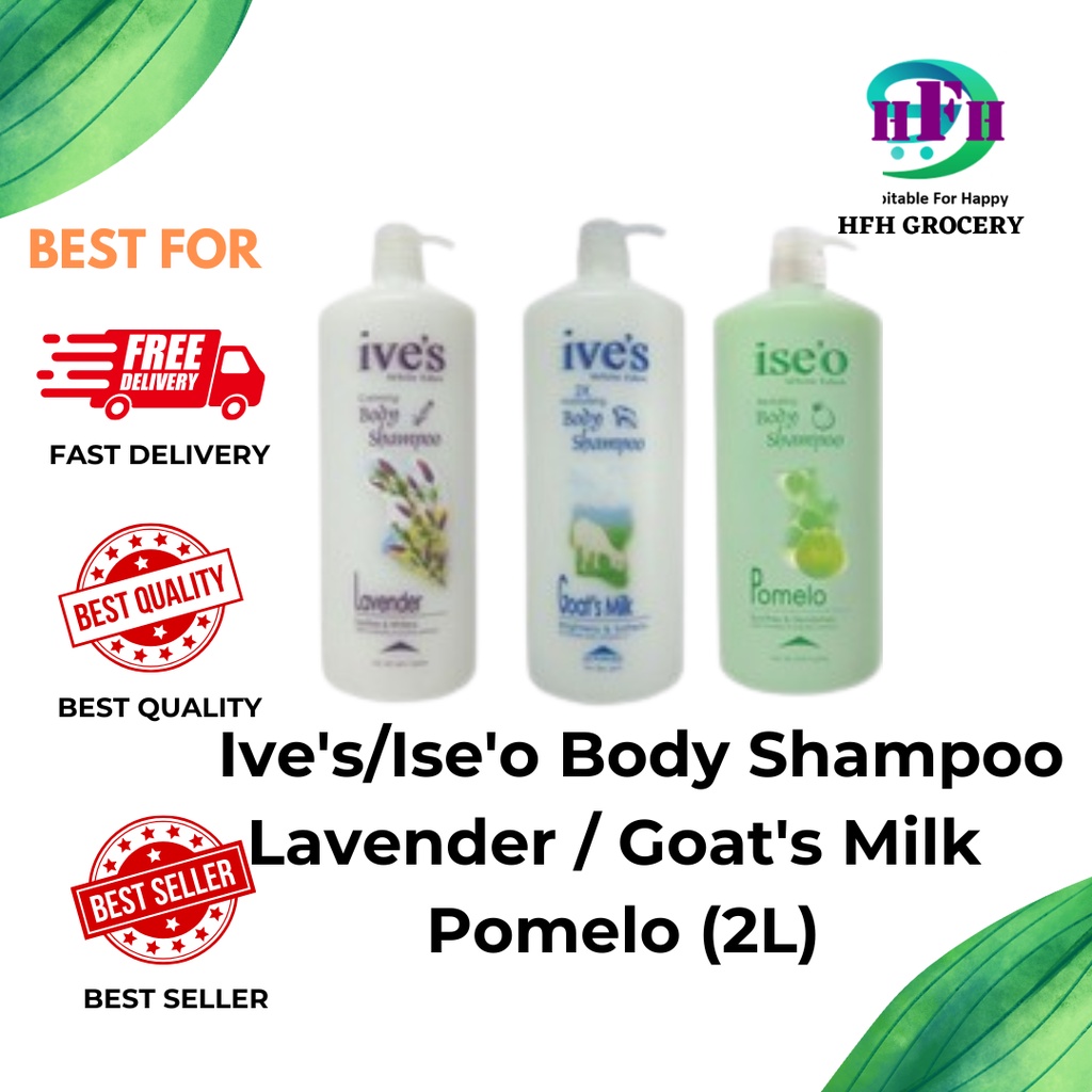 🔥Ive's/Ise'o White Eden Body Shampoo - Lavender / Goat's Milk / Pomelo ...
