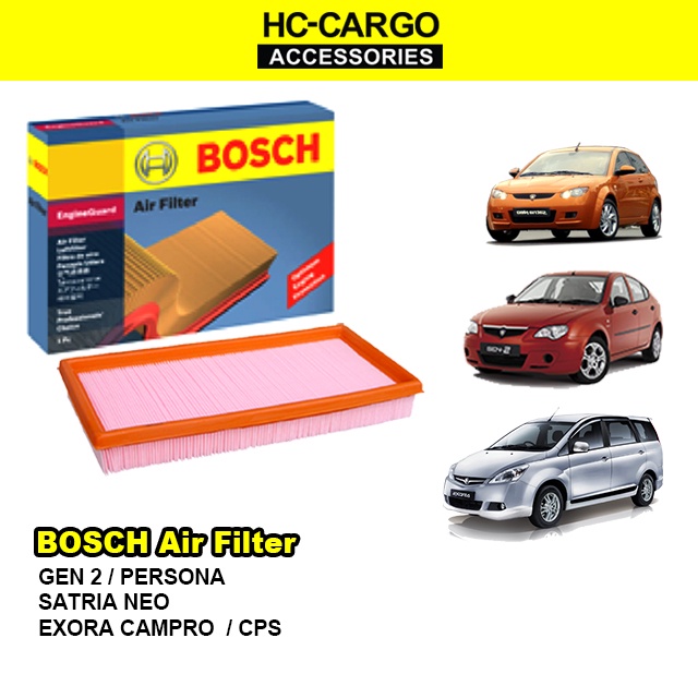 BOSCH Air Filter For Gen2 Persona Satria Neo Exora Campro CPS Waja ...