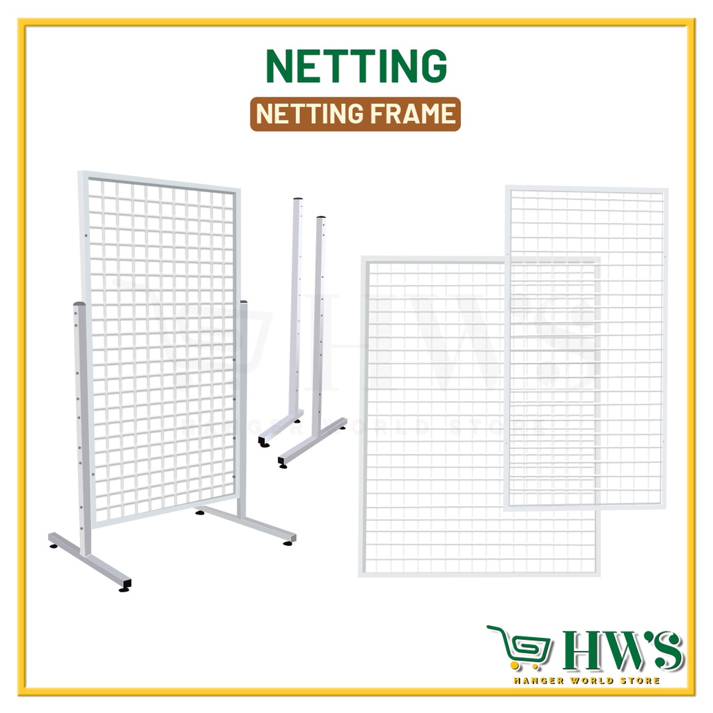 HWS NETTING FRAME DISPLAY STAND RACK /WITHOUT STAND | Shopee Malaysia