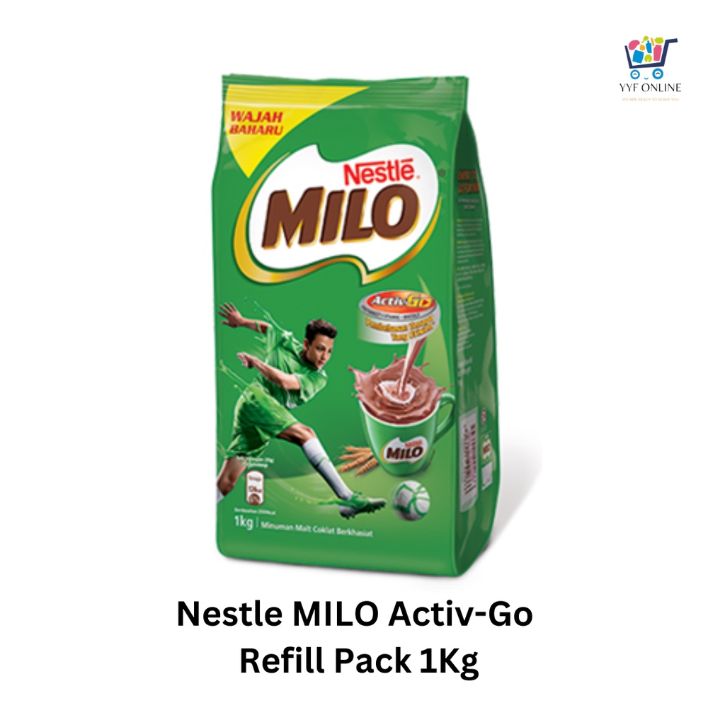 Nestle MILO Activ-Go Refill Pack 1Kg | Shopee Malaysia