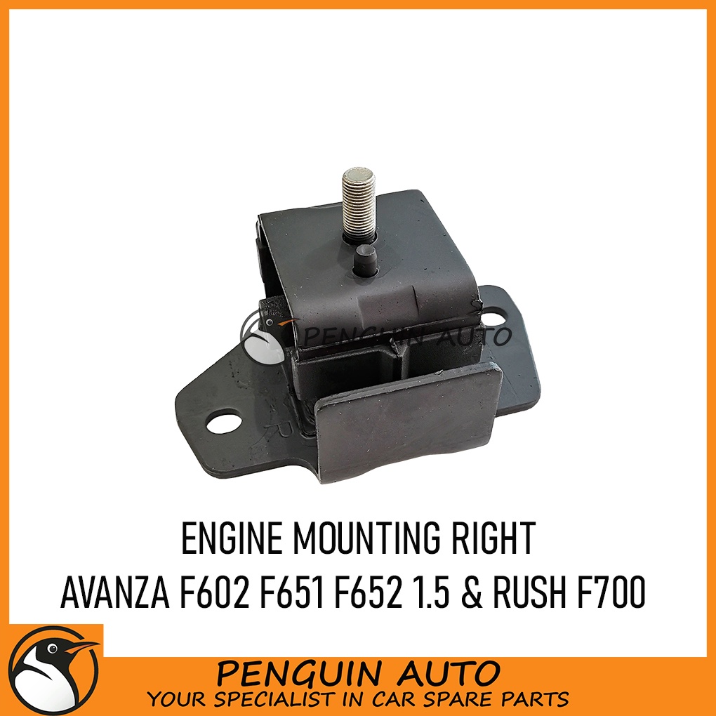 TOYOTA AVANZA F602 F651 F652 1.5 RUSH F700 ENGINE MOUNTING RIGHT 12361 ...