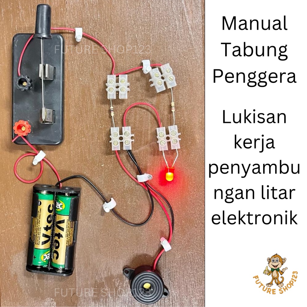 Manual Tabung Penggera Lukisan kerja penyambungan litar elektronik ...