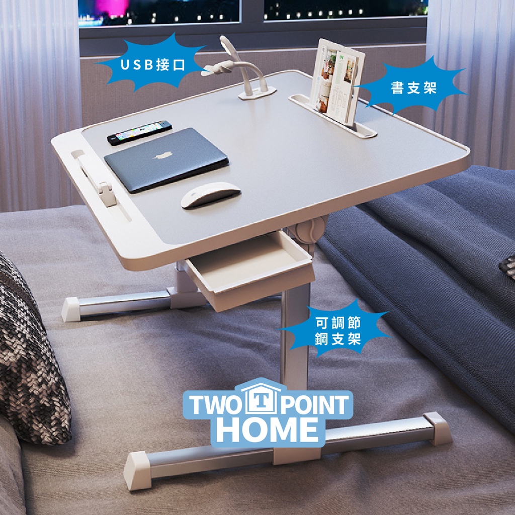 Foldable Liftable Bed Small Table Home Study Desk Simple Bedroom Office ...