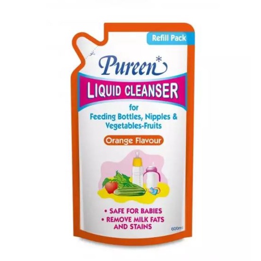 PUREEN LIQUID CLEANSER REFILL 600ML - ORANGE HTM Pharmacy | Shopee Malaysia