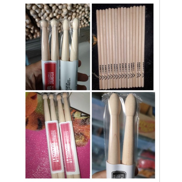 A PAIR OF MAPLE STICK DRUM sticks 5a and 5b and 7a sale price maple ...