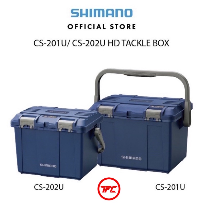SHIMANO HD Tackle Box CS-201U CS-202U Fishing Heavy Duty | Shopee Malaysia