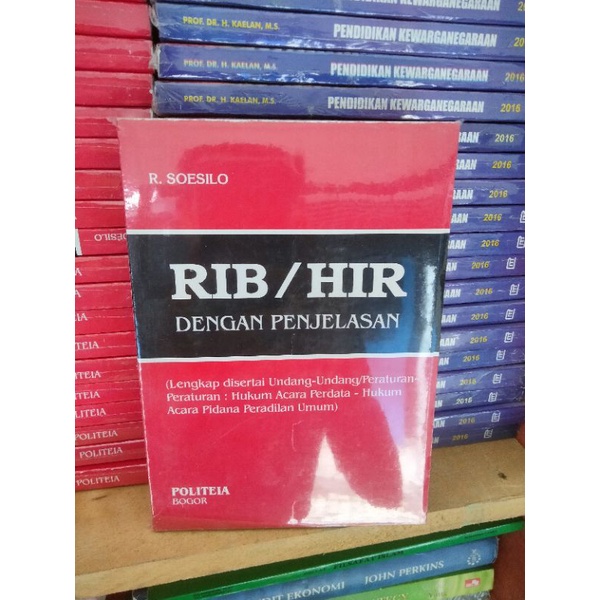 Rib/hir Book with the explanation of R.soesilo | Shopee Malaysia