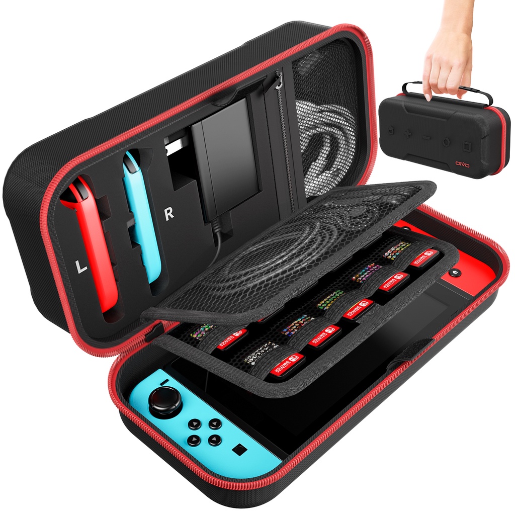 For Nintendo Switch Oled Large Storage Bag Portable Switch Carrying ...