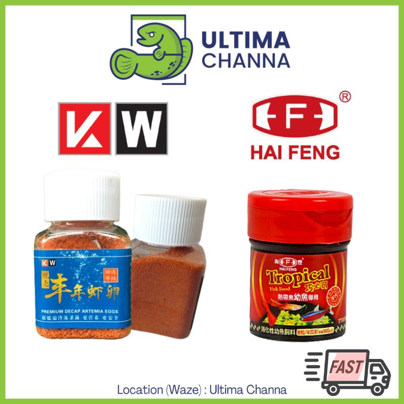 [Ready Stock] KW Artemia Eggs/ BBS Brine Shrimp Eggs 20g Hai Feng ...